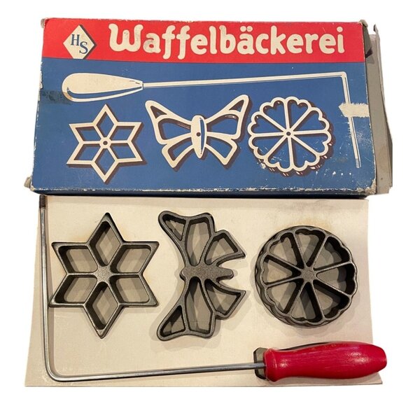 Waffelbackerei | Kitchen | Waffelbackerei German Waffle Molds Made In W ...